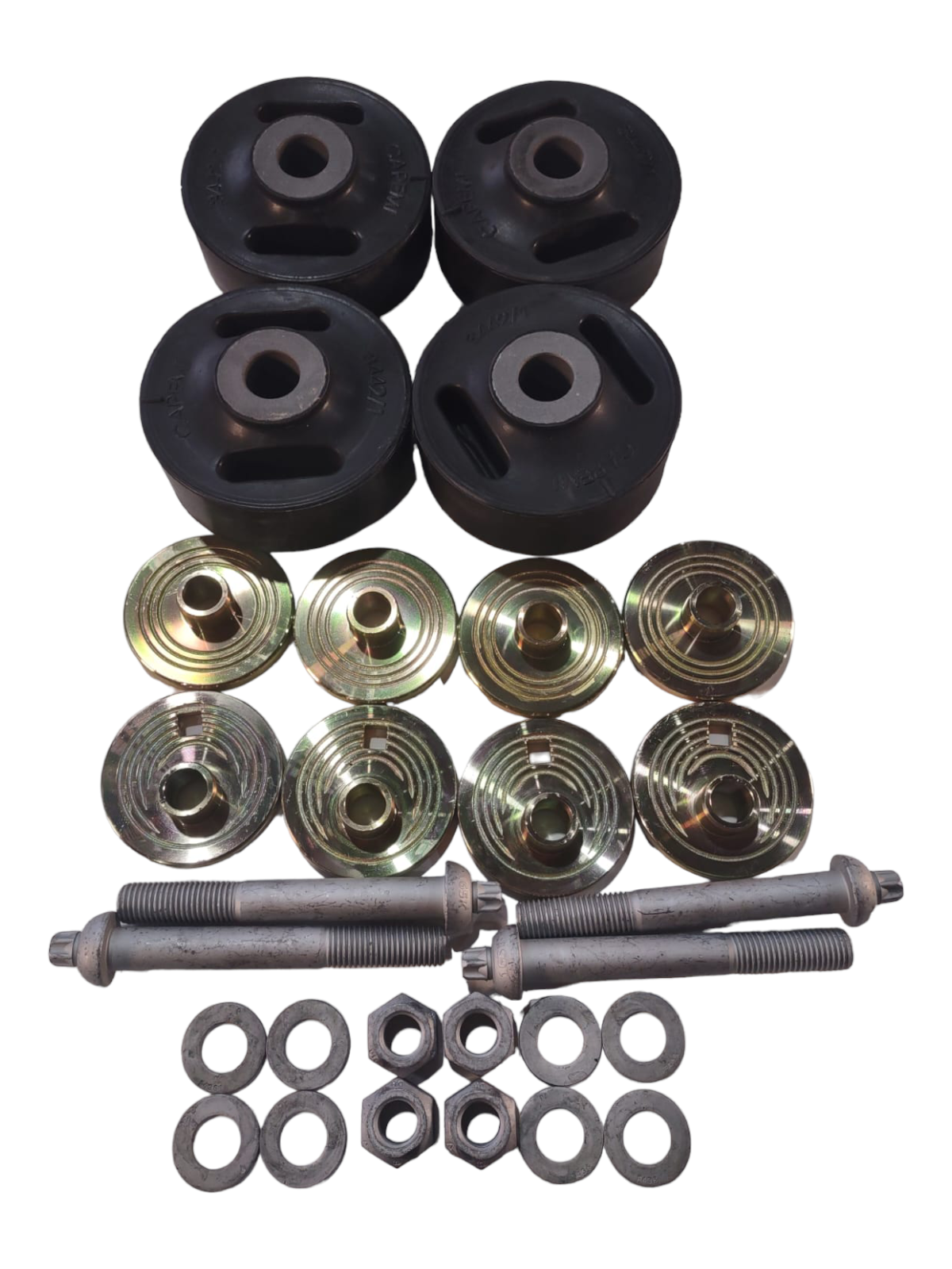 Heavy Duty Tri-Functional Bushing Kit Whole Truck (2-AXLES) – The Truck ...